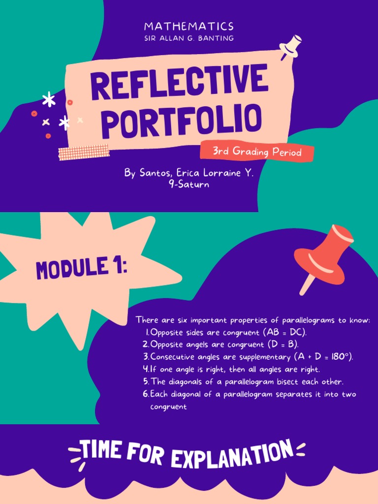 Summative and Reflective Portfolio (Math) | PDF | Classical Geometry ...