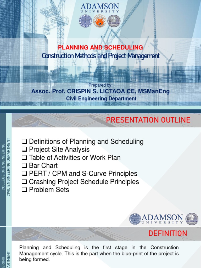 Module No. 3 Planning and Scheduling | PDF | Computing | Business
