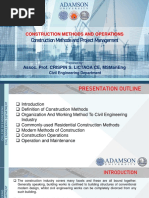 Construction Methods and Operations | PDF | Concrete | Masonry