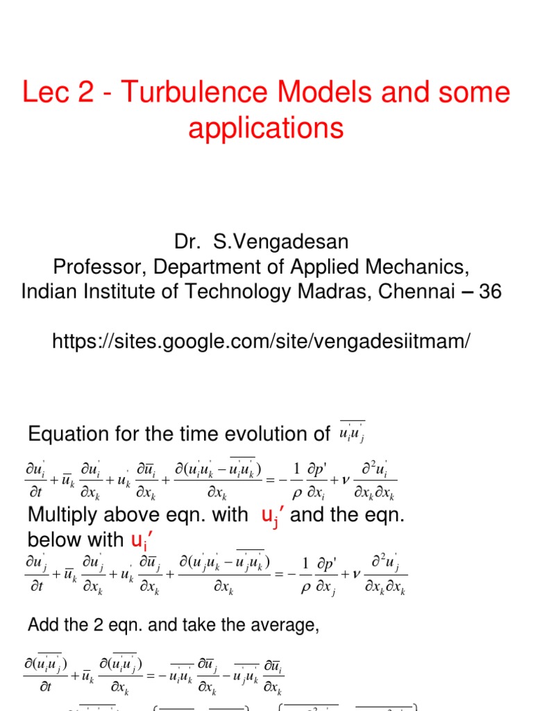 Turbulent Models and Applications | PDF | Combustion | Turbulence
