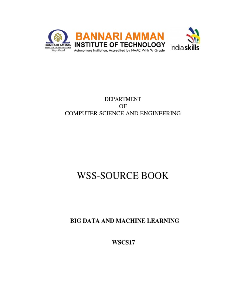CSE-Machine Learning & Big Data - WSS Source Book | PDF | World Wide Web | Internet & Web