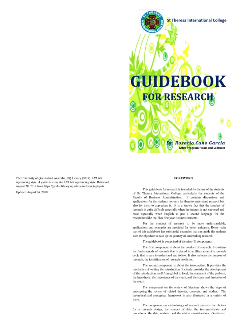 Guidebook For Research 10 | PDF | Analysis | Knowledge