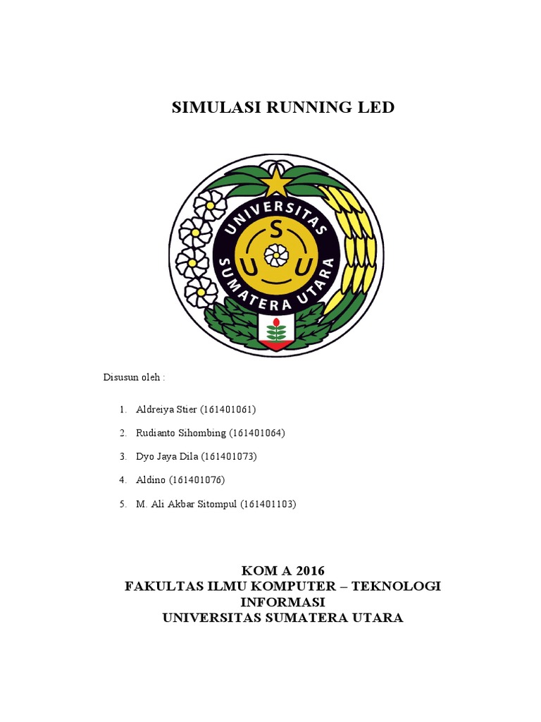 Simulasi Running LED Full Text | PDF