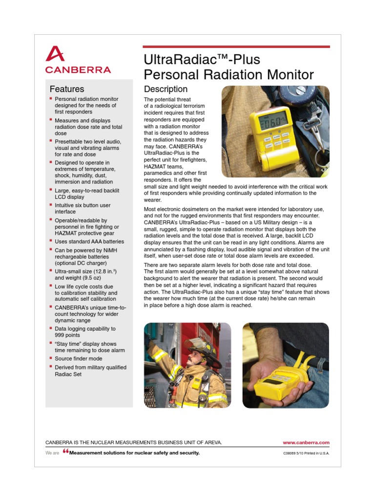 UltraRadiac Plus SS C38069 | PDF | Battery Charger | Rechargeable Battery