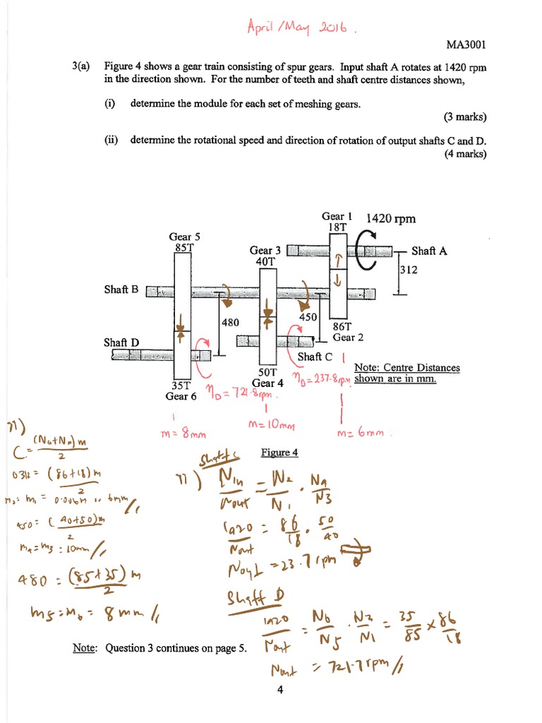 MA3001 PYP Apr - May 2016 Q3 Q4 | PDF