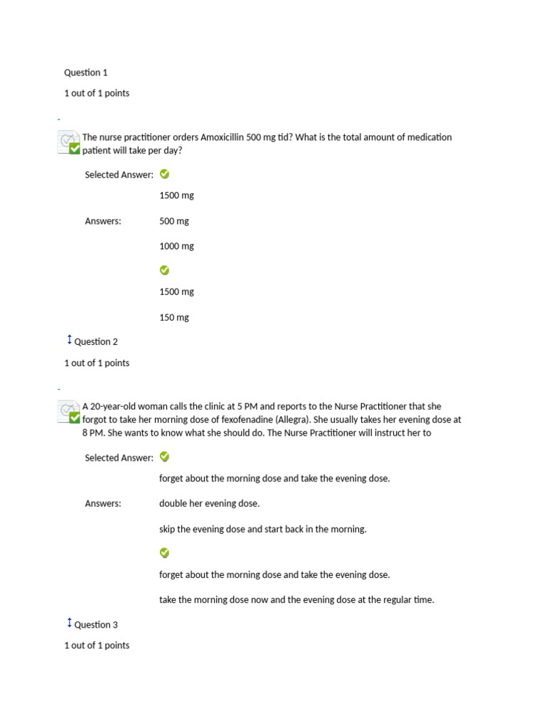 Midterm | PDF | Chemistry | Dose (Biochemistry)
