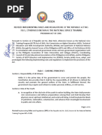 Revised IRR of RA 9163 NSTP Act of 2001 | PDF