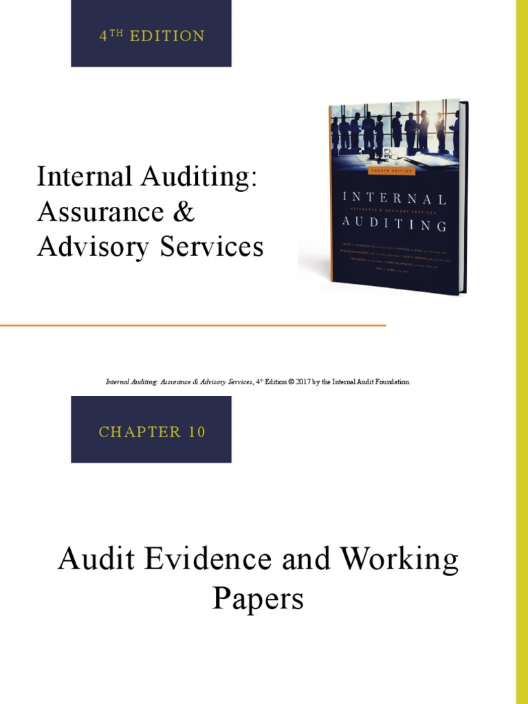 Chapter 10 PPT 4th Edition | PDF | Internal Audit | Financial Audit