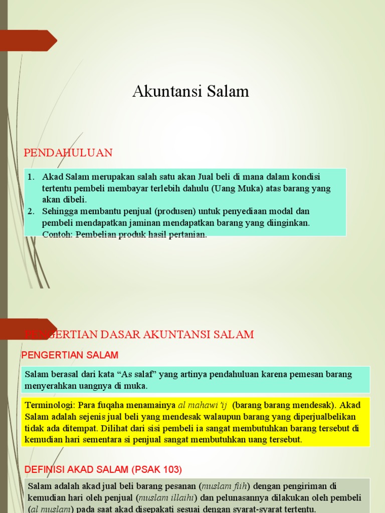 Akuntansi Salam | PDF