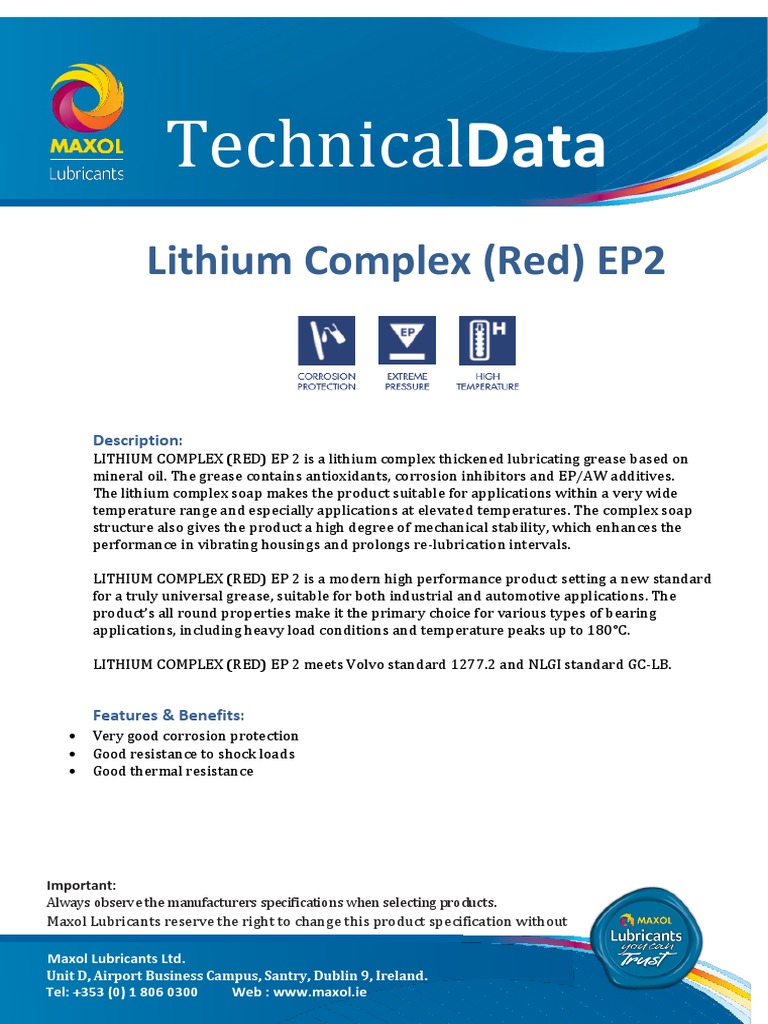 Lithium Complex Red Ep 2 | PDF | Soft Matter | Building Engineering