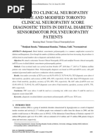 Toronto Clinical Neuropathy Scoring System | PDF | Peripheral ...