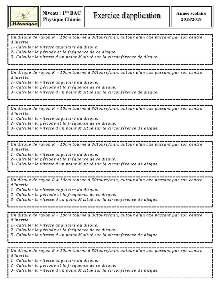 Exercice D'application 2 | PDF