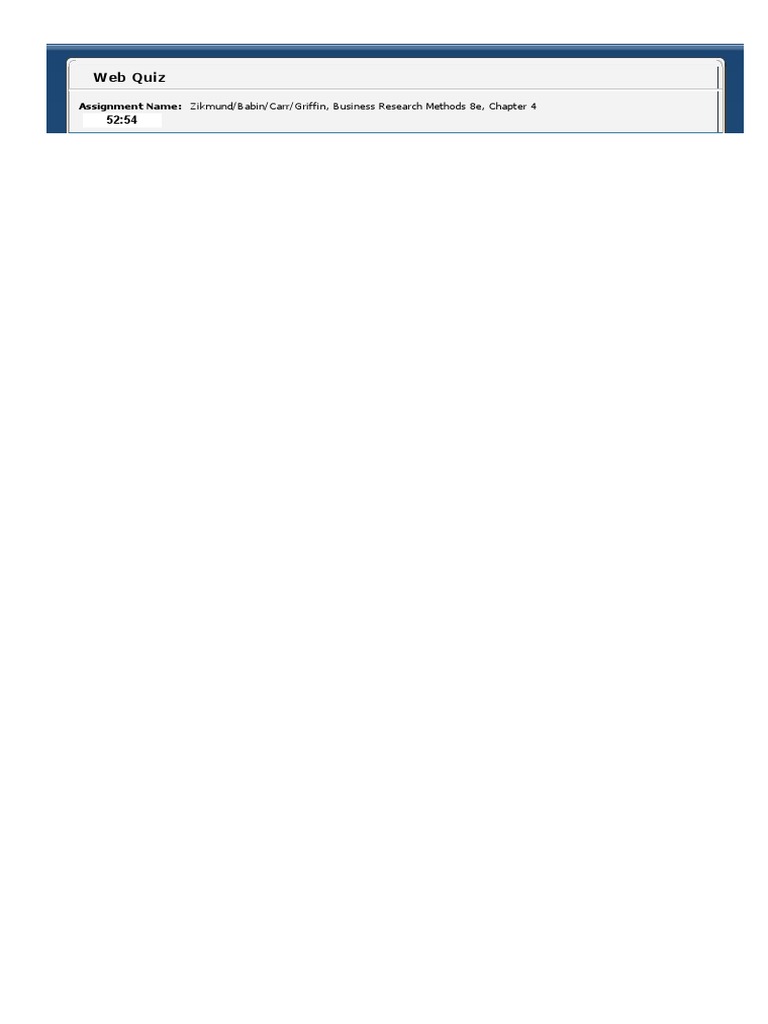 Chap 4 MCQs | PDF | Causality | Experiment