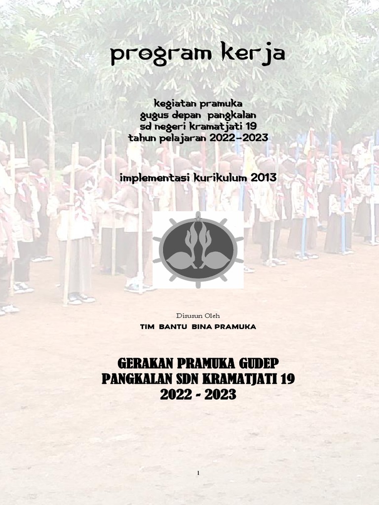 Program Kerja Pramuka Siaga Penggalang SDN Kramatjati 19 | PDF | Bisnis