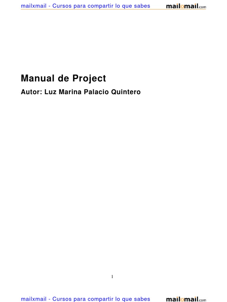 Manual Project Completo | PDF