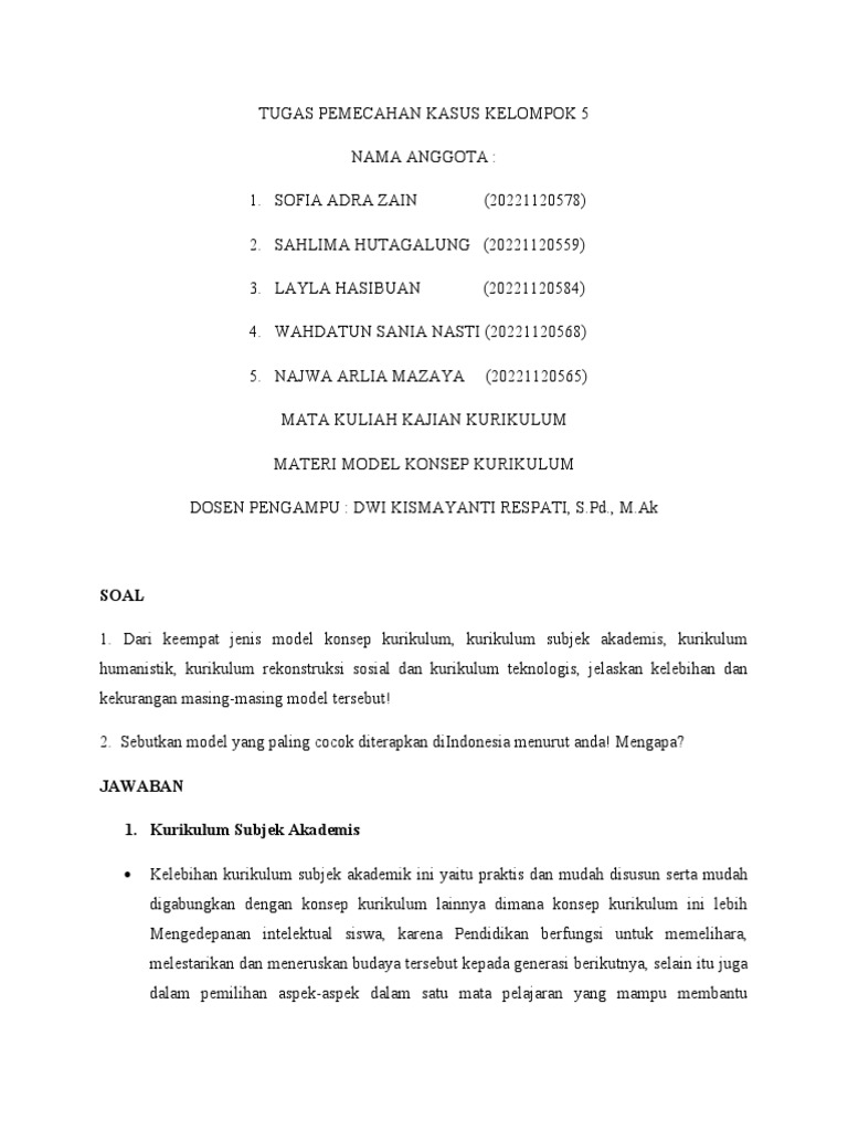 Tugas Case Method 2-1 | PDF