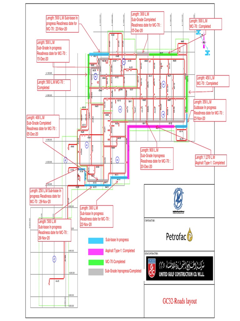Asphalt Roads Plan (19.11.2020) | PDF | Floors | Road Infrastructure