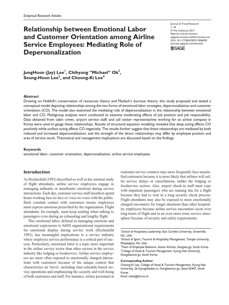 Mediation Effect1 | PDF | Occupational Burnout | Emotions