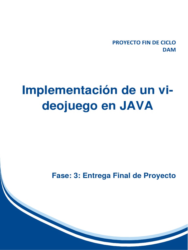 Proyecto DAM Fin Ciclo | PDF | Java (lenguaje de programación) | Software
