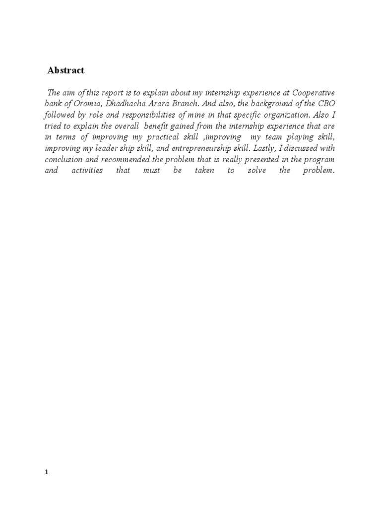 Internship Insights at Cooperative Bank | PDF | Banks | Transaction Account