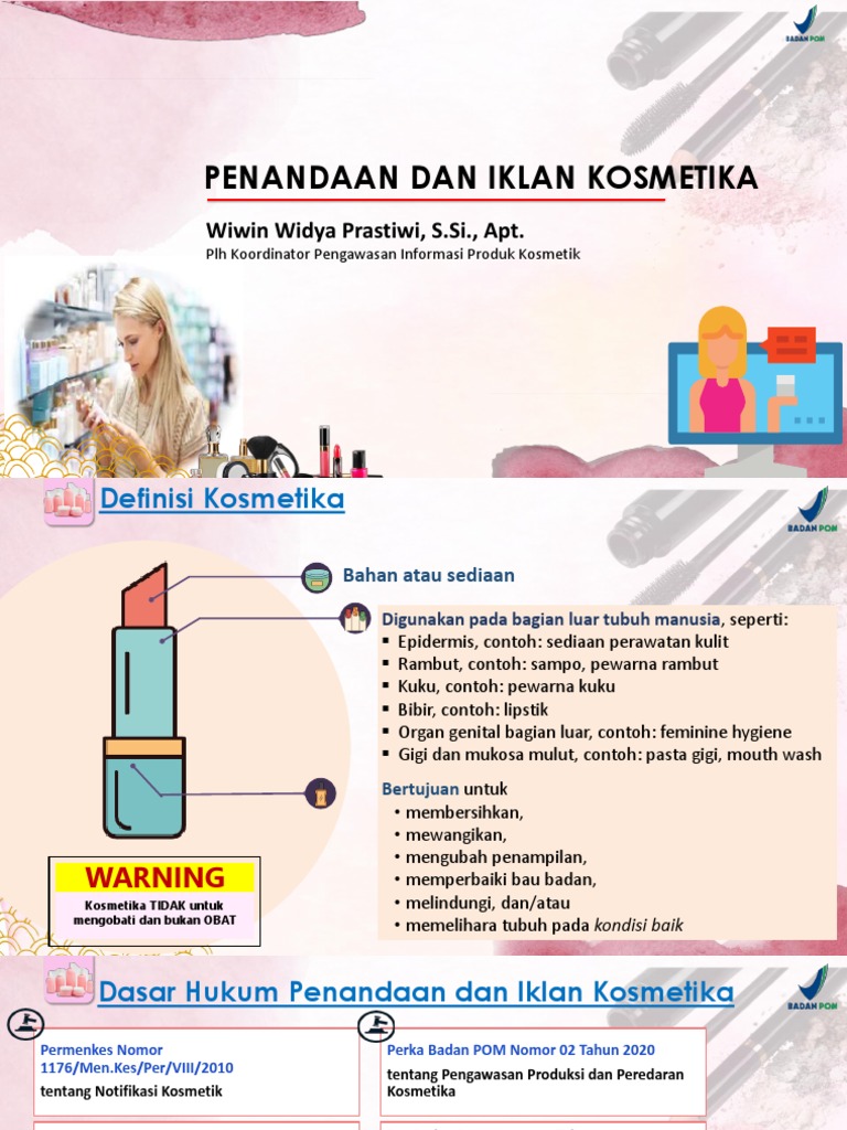 MP8. Klaim, Penandaan Dan Iklan Kosmetik | PDF