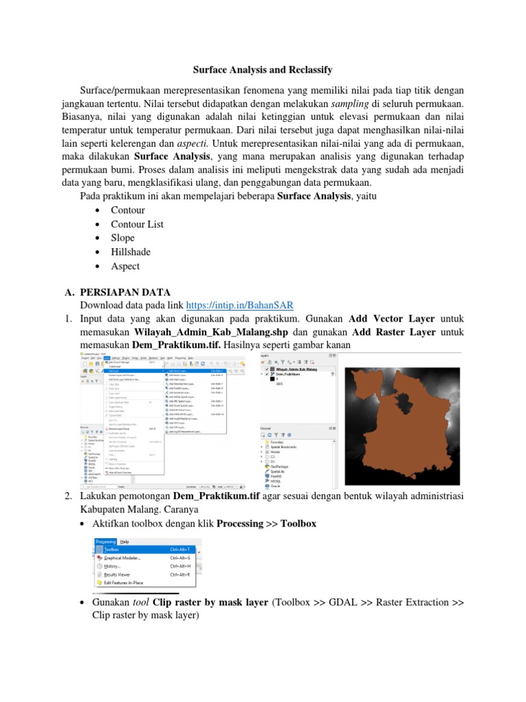 Surface Analysis and Reclassify QGIS | PDF
