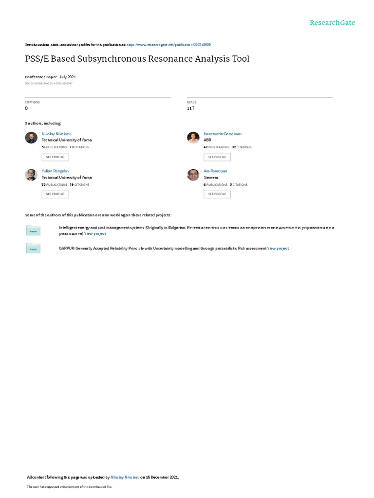 54 SSR Tool Full Paper | PDF | Electrical Impedance | Metrology