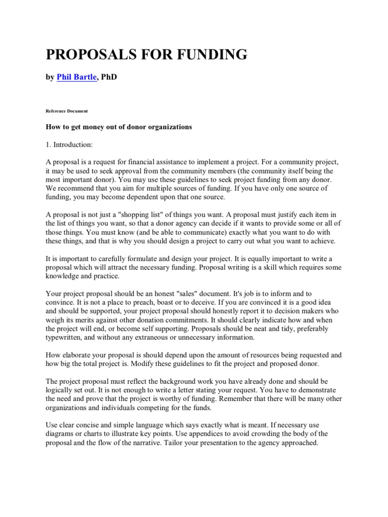 NGO Funding Proposal Template | PDF | Evaluation | Goal