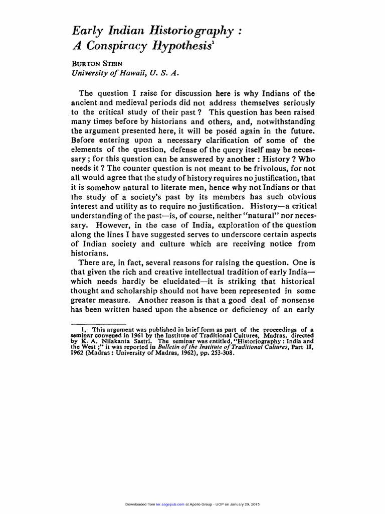 Early Indian Historiography | PDF | Puranas | Historiography