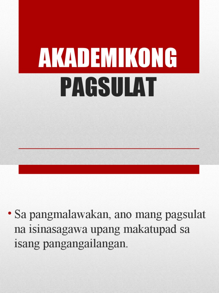 2 Akademikong-Pagsulat | PDF