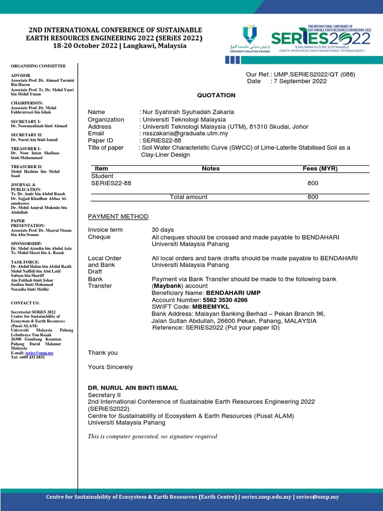 QUOTATION SERiES2022-88 | PDF | Malaysia | Banking