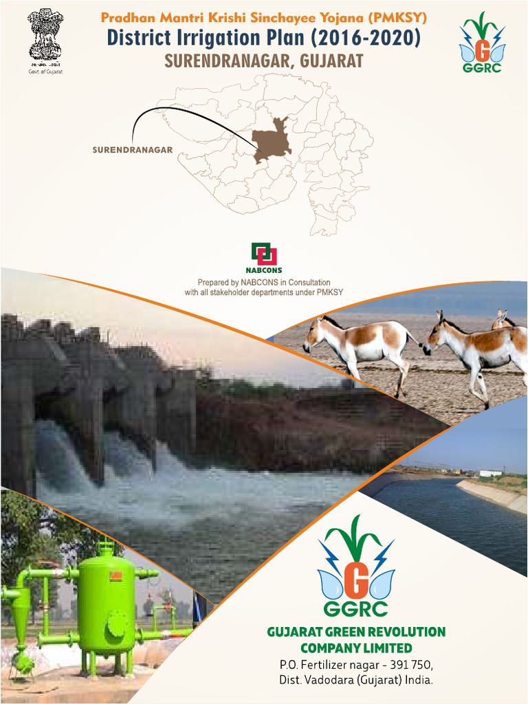 District Irrigation Plan (2016-2020) : Surendranagar, Gujarat | PDF | Water | Water Resources