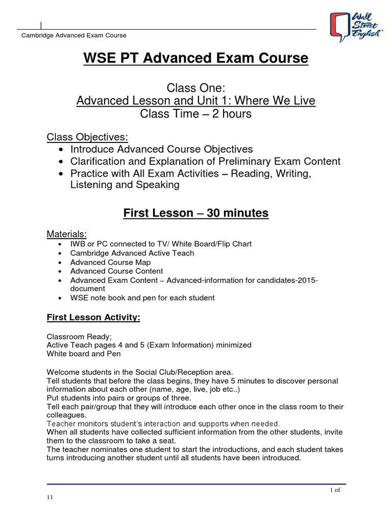 Preparing Students for Success: An In-Depth Introduction to the ...