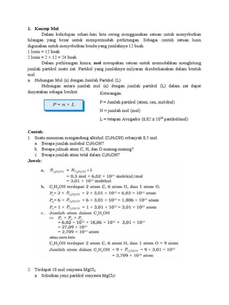 Konsep Mol | PDF
