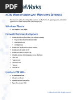 Ecw Client Install | PDF | Microsoft Windows | File Transfer Protocol