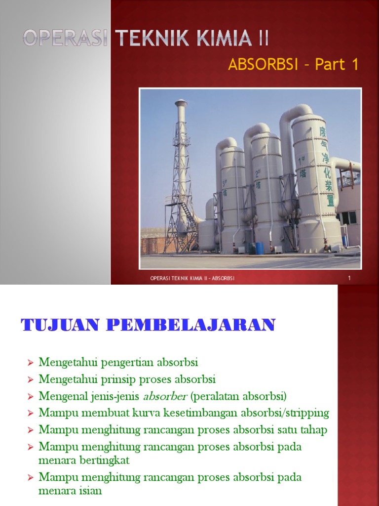 Absorbsi - Part 1 | PDF | Liquids | Adsorption