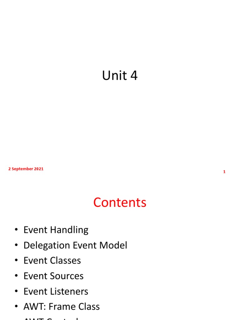 Unit 4 Java Programming With Linux | PDF | Computing | Computer Programming Unit 4 Java Programming With Linux | PDF | Computing | Computer Programming