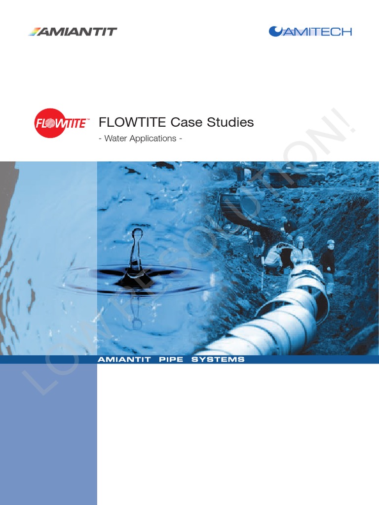 FLOWTITE Water Project Insights | PDF | Pipe (Fluid Conveyance) | Fiberglass