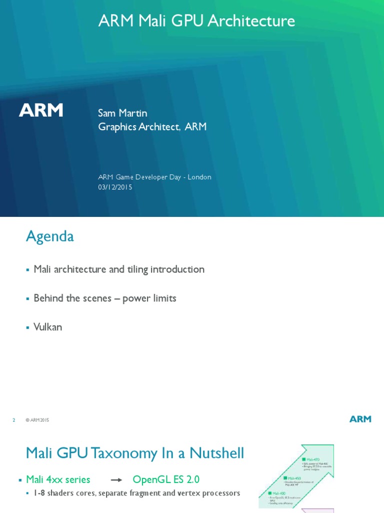 Mali GPU Architecture | PDF | Shader | Graphics Processing Unit Mali GPU Architecture | PDF | Shader | Graphics Processing Unit