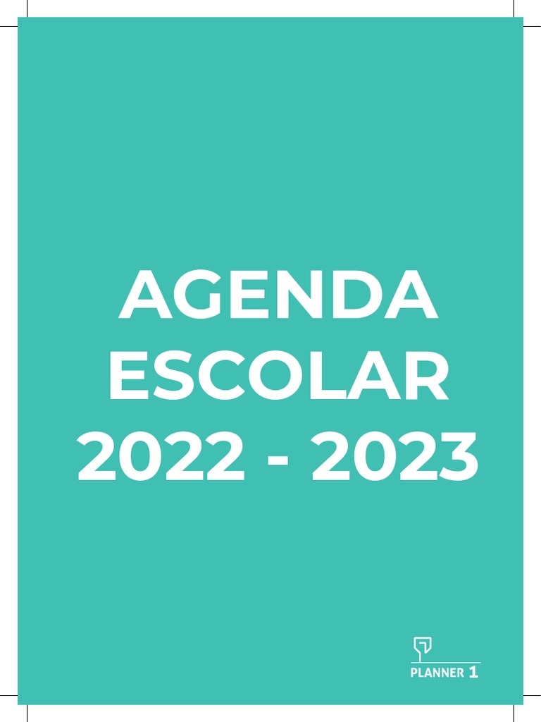 Planner 1 Escolar 22-23 - ES | PDF