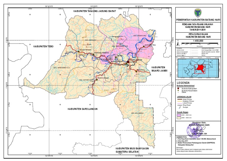 Peta Curah Hujan | PDF