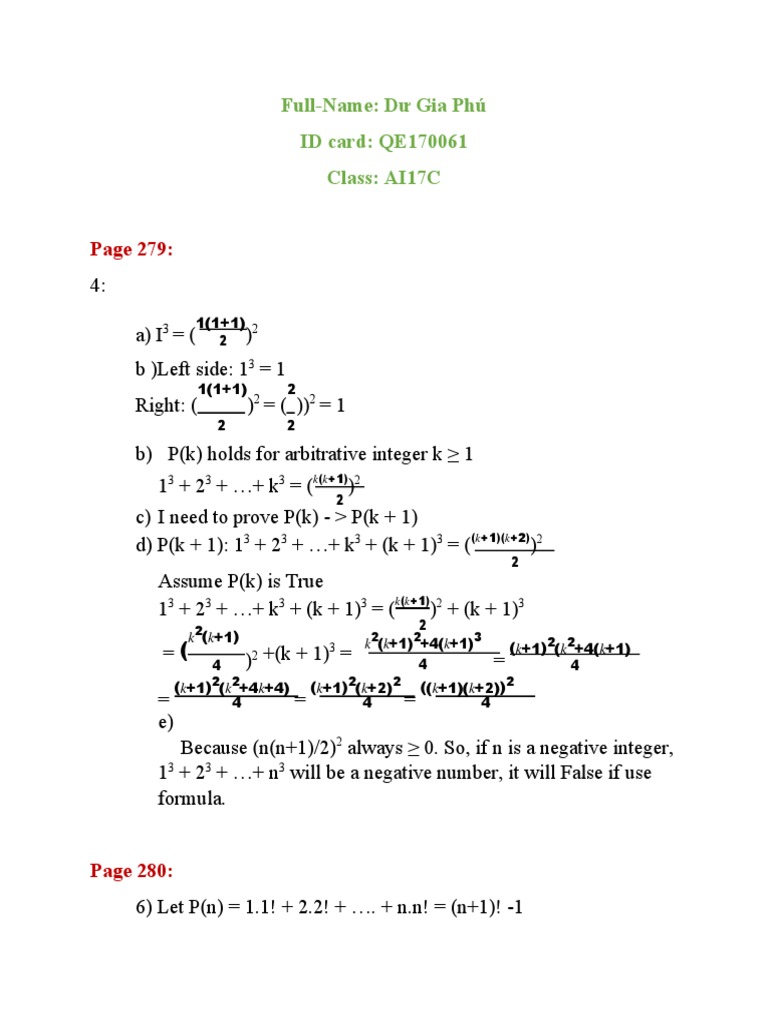 Du-Gia-Phu Answer Chapter 5 MAD101-1 | PDF | Mathematics | Logic