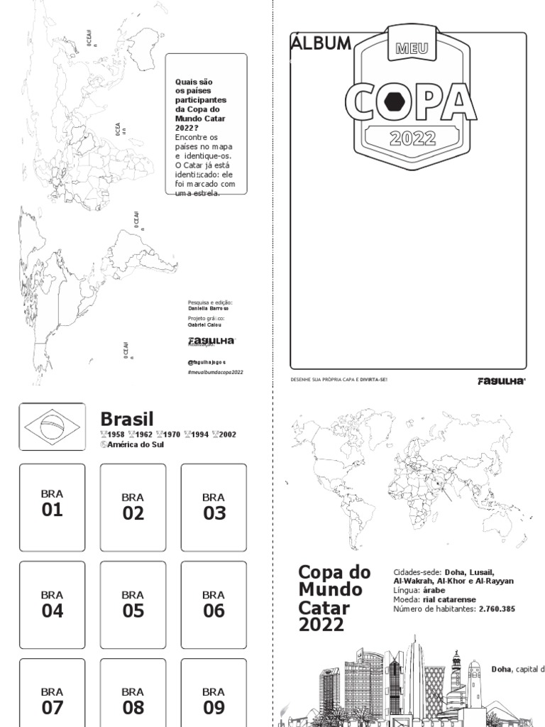 Álbum Da Copa | PDF | Brasil | Catar