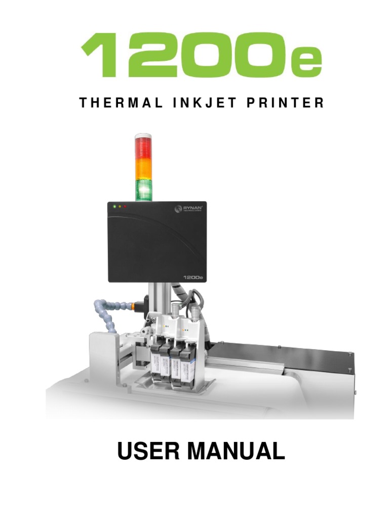 Thermal Inkjet Printer User Manual | PDF | Printer (Computing ...