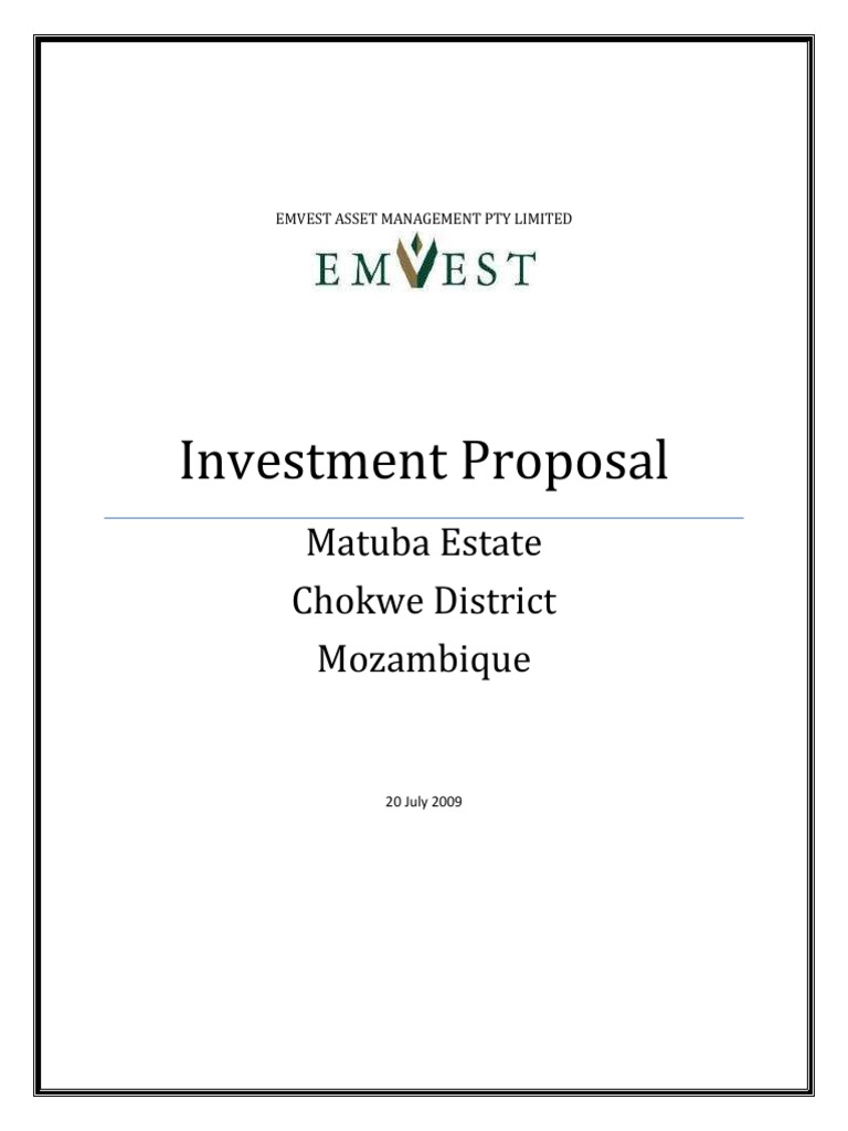 Investment Proposal and DCF Model Summary V1 (1) 0 | PDF | Net Present Value | Internal Rate Of ...