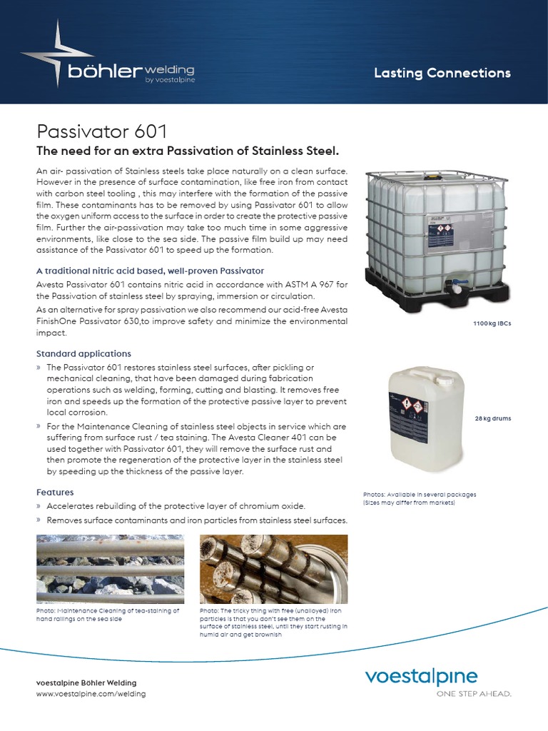 BW Passivator+601 EN 2022 GL 341 Preview | PDF | Stainless Steel | Rust