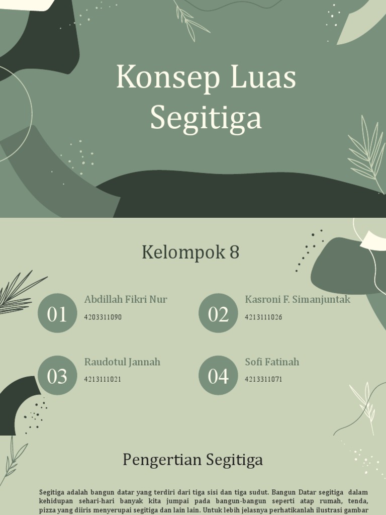 Konsep Luas Segitiga | PDF | Metode & Bahan Ajar