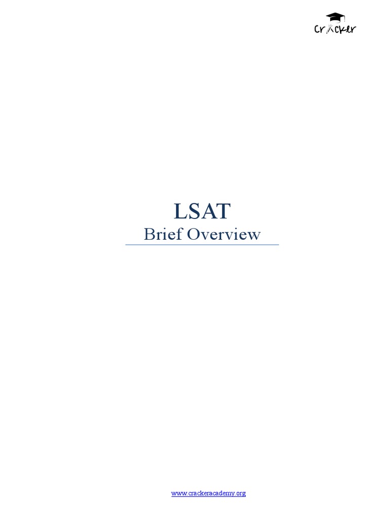 Mini Book LSAT | PDF | Law School Admission Test | Cognitive Science
