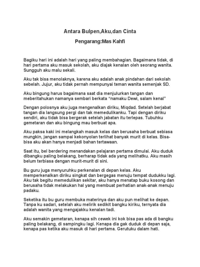 Antara Bulpen | PDF
