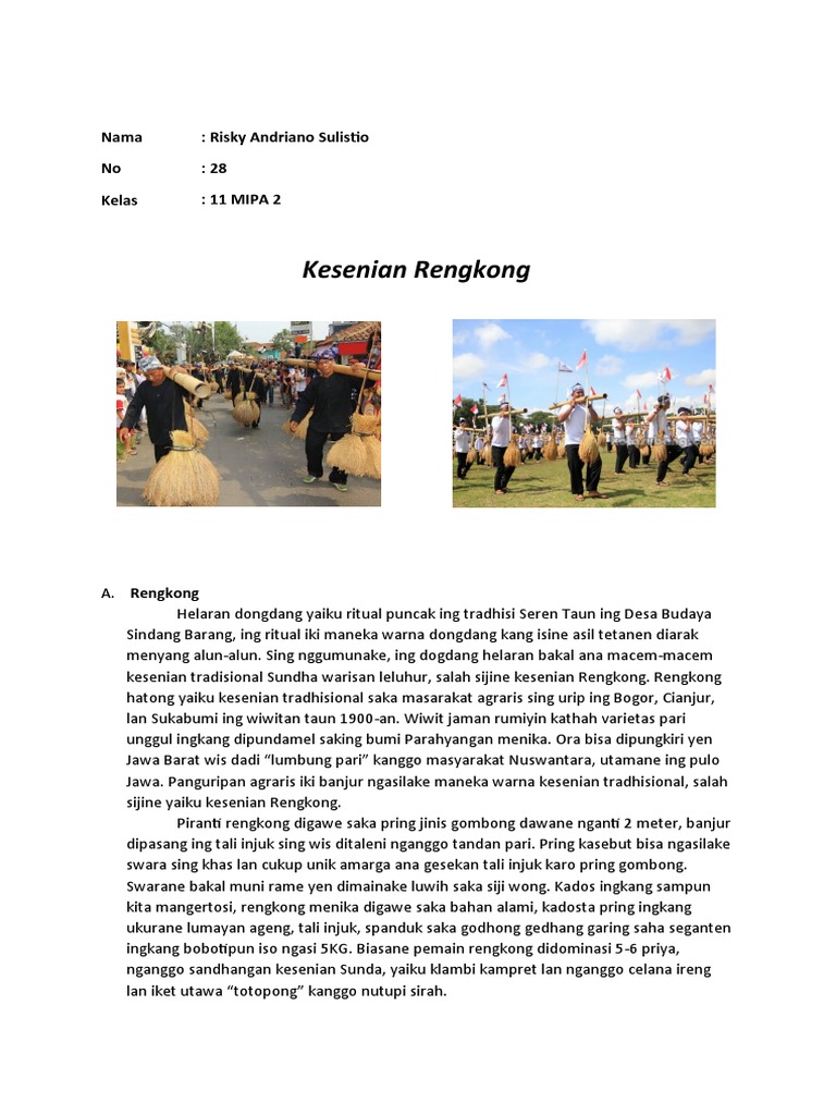 Rengkong | PDF